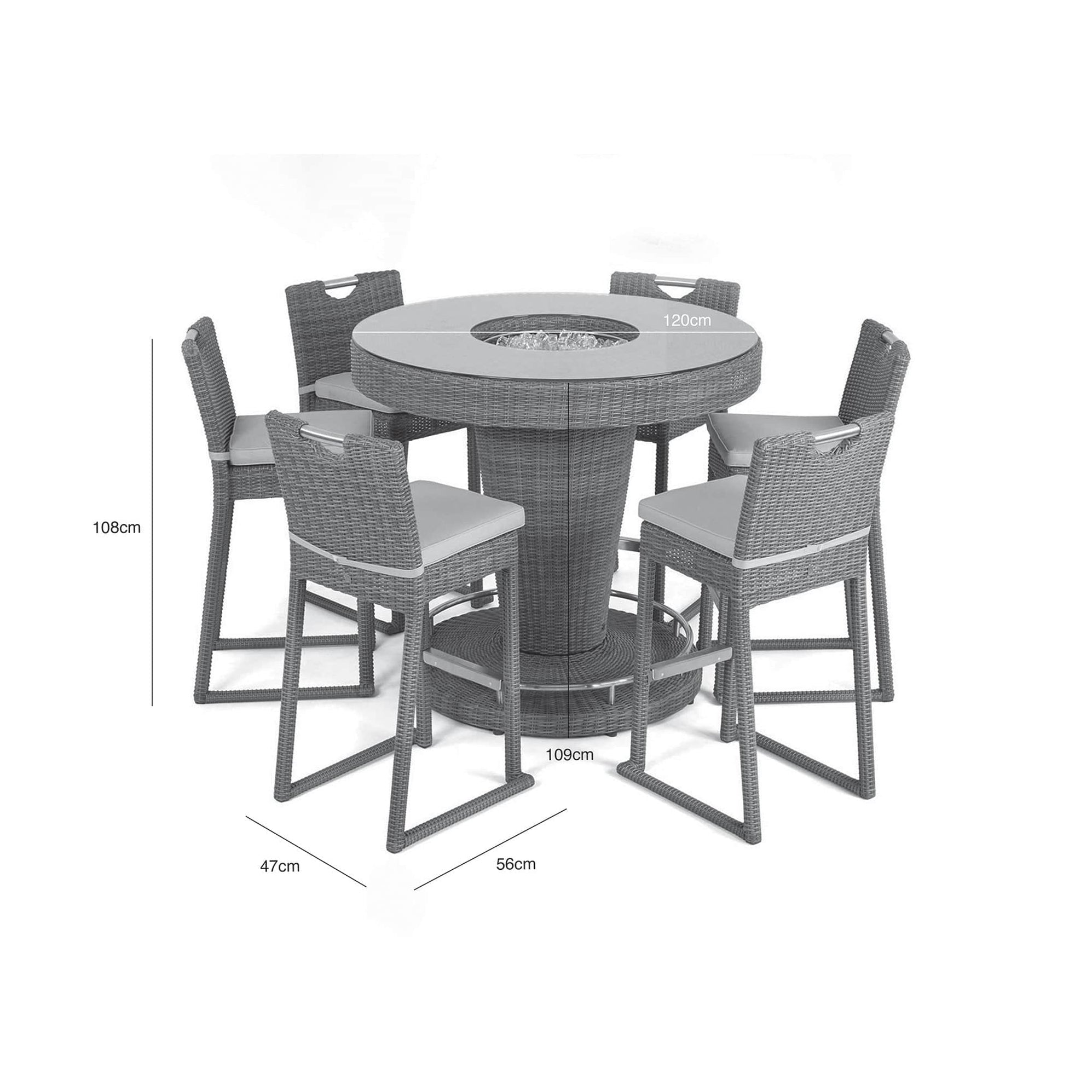 Carmen 6-seater Bar Set | Creative Living