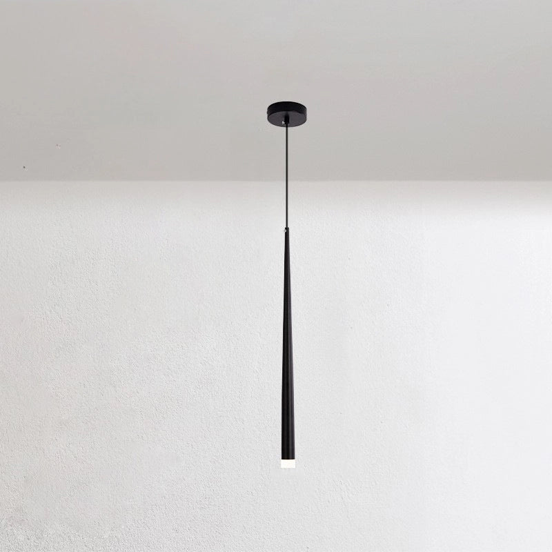 Linéa Slim Tube Pendant Light – Black | Creative Living