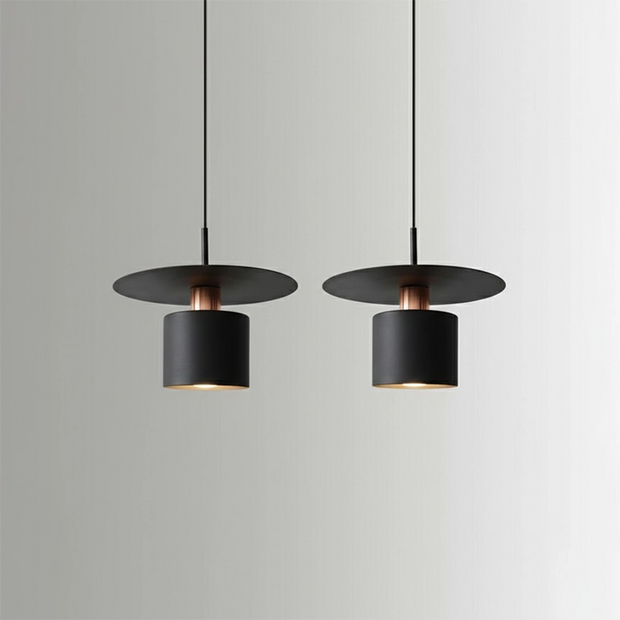 Black Axis Cylinder Spotlight Pendant – Set of 2 | Creative Living