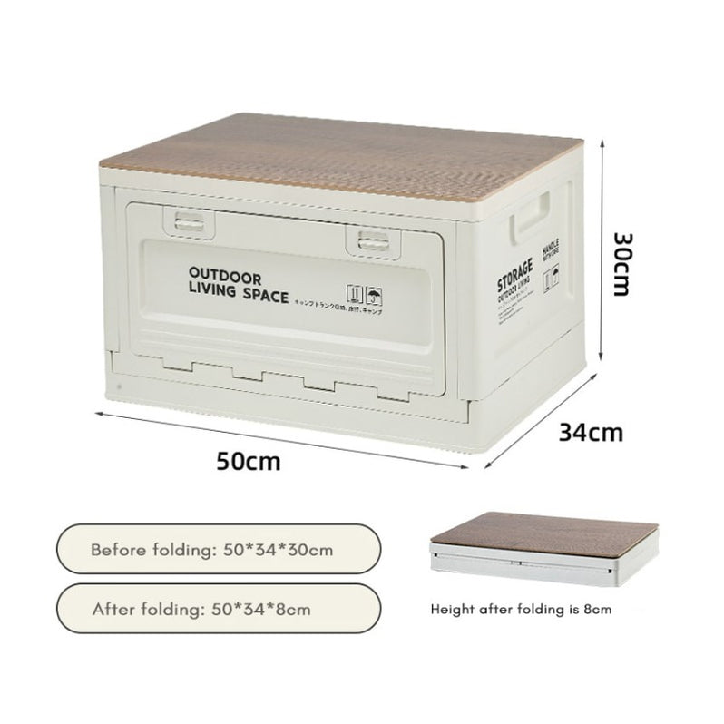 ‎Stackable Camping Storage Box - Beige | Creative Living