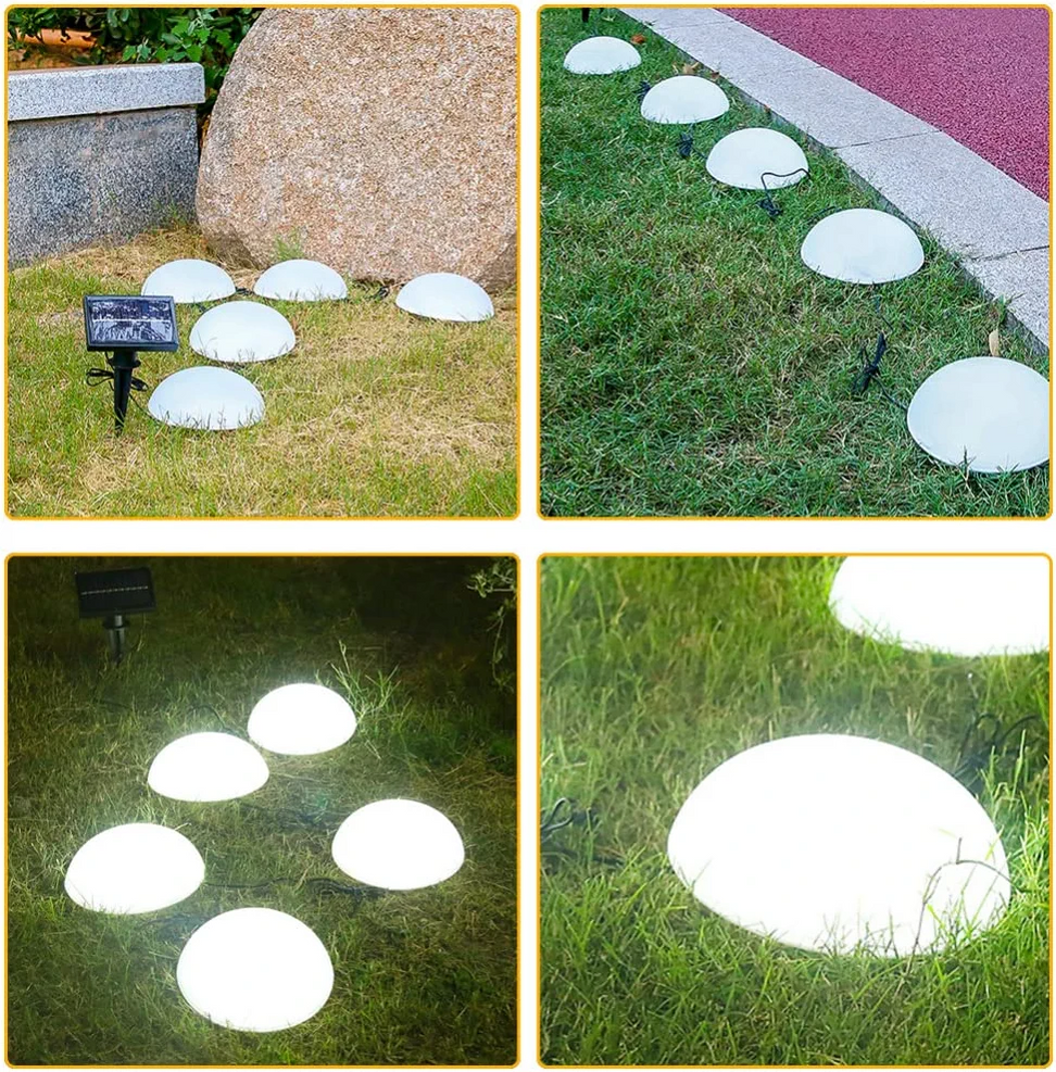 Solar Hemisphere Shaped Garden Light Set | Creative Living