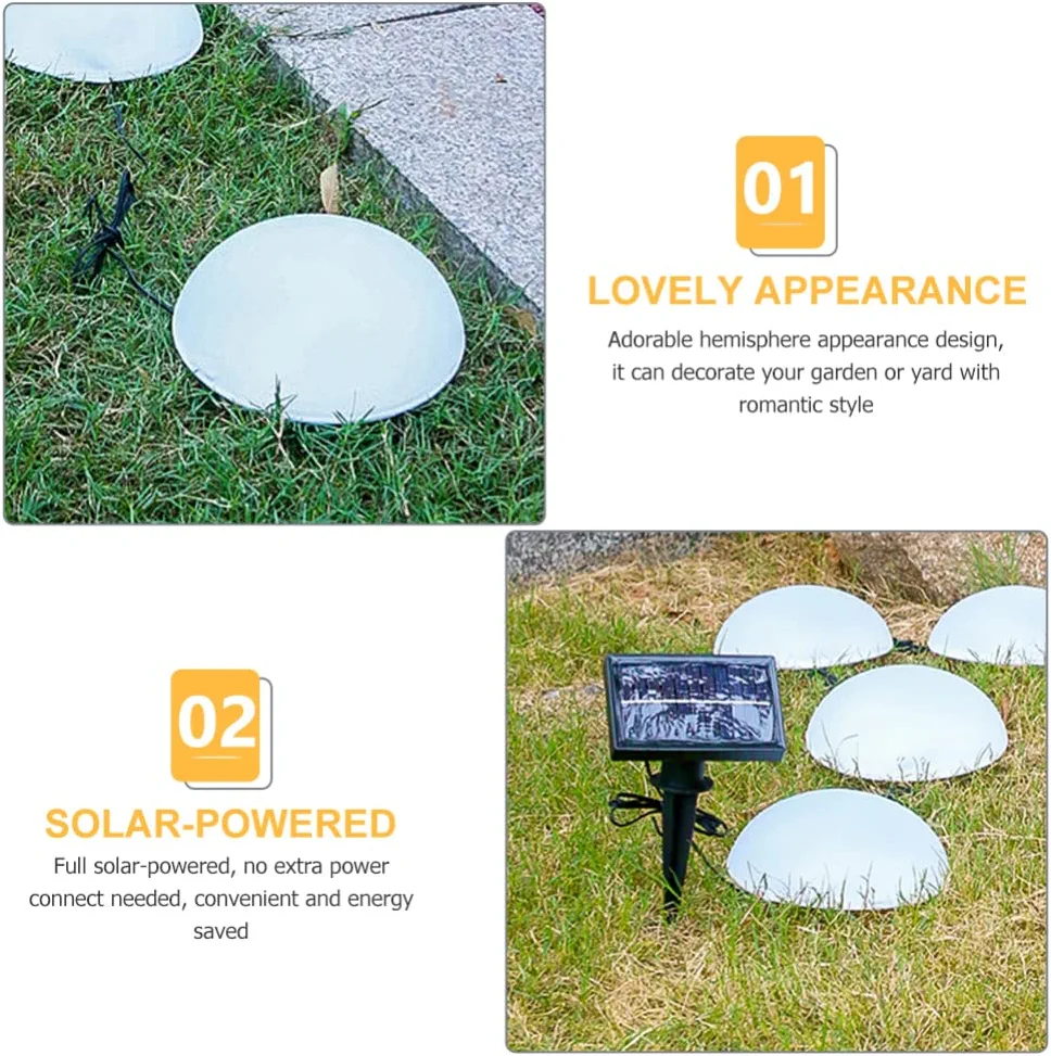 Solar Hemisphere Shaped Garden Light Set | Creative Living